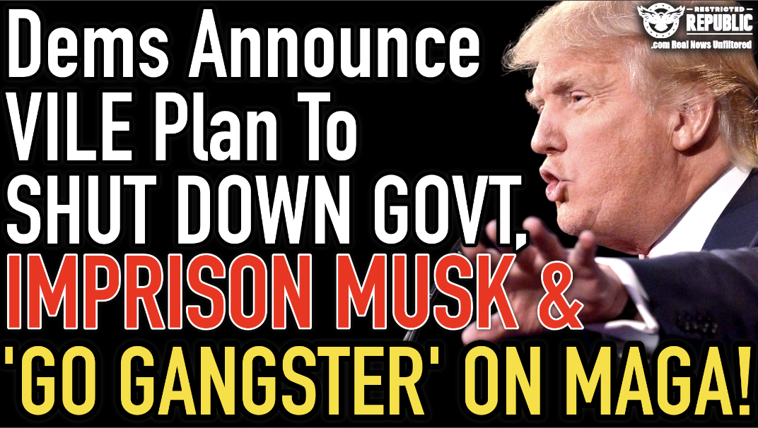 Democrats Announce Vile Plan To Shut Down Govt, Imprison Musk & ‘Go ...